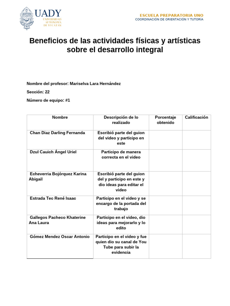 Formato ADA I1 | PDF
