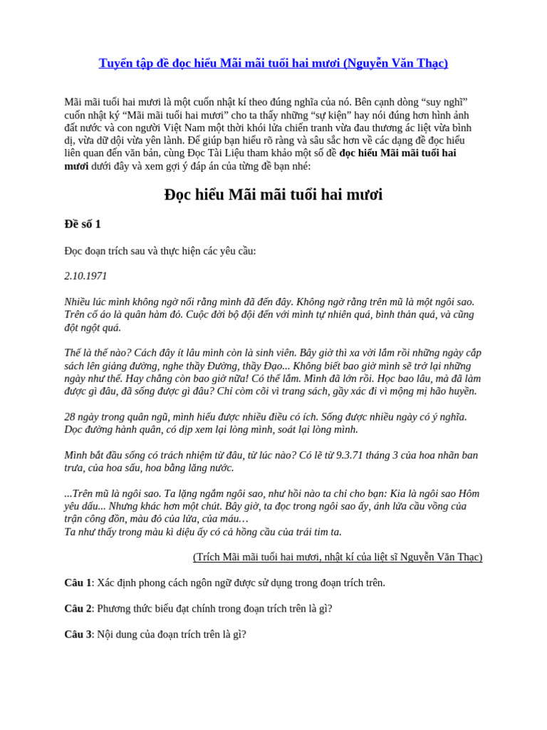 Hieu Mai Mai Tuoi Hai Muoi g1107 | PDF