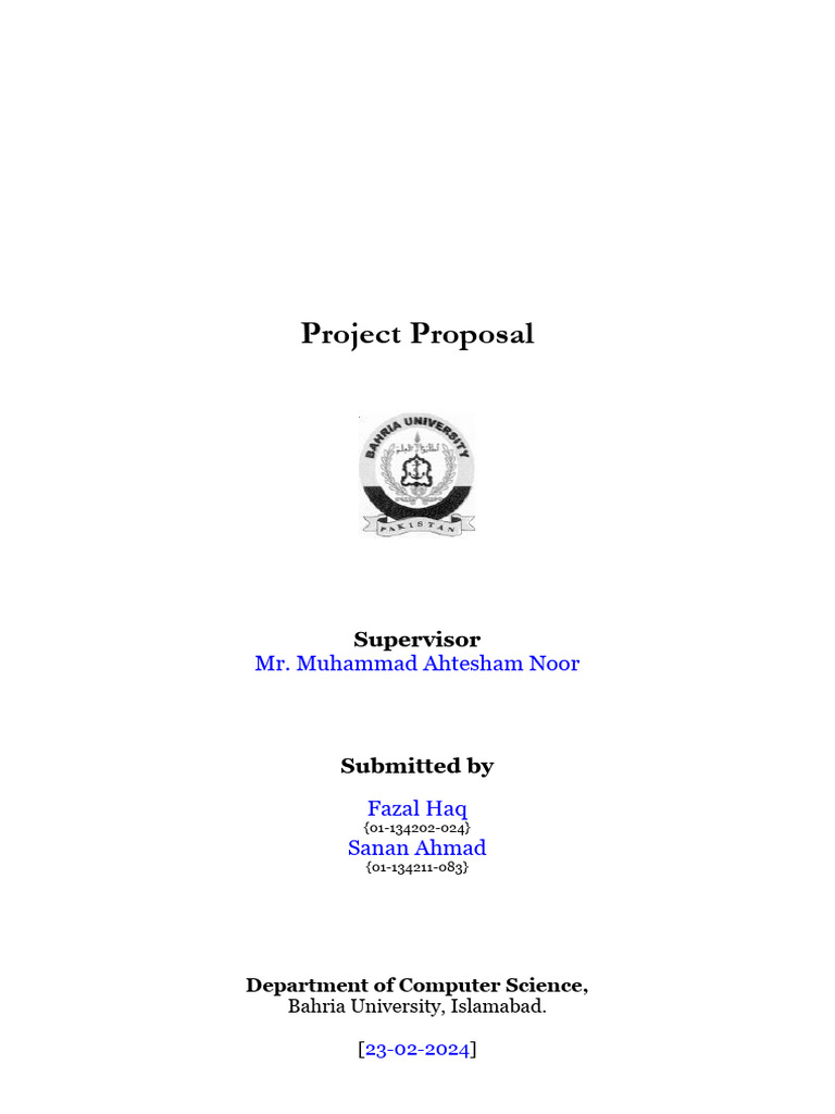 FYP-Proposal-Revised | PDF