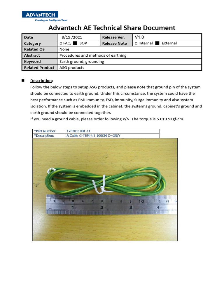 Procedure and Methods of Earthing | PDF