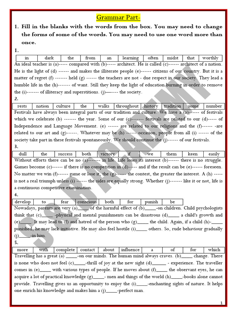 SSC-24 English 2nd Short Suggesion | PDF