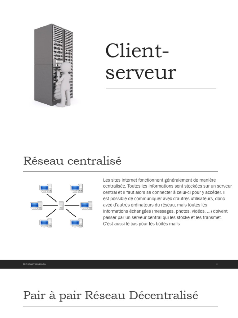 Architectures Client-Serveur | PDF