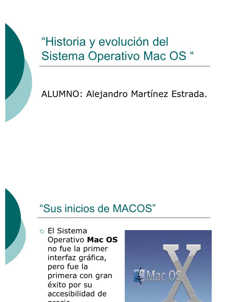 Historia y Evolución Del Sistema Operativo Mac | PDF | Buscador ...