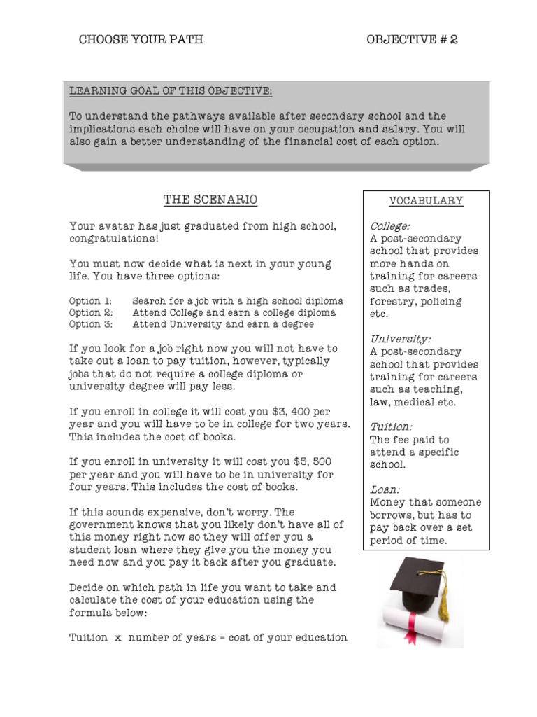2-Choose Your Path | PDF