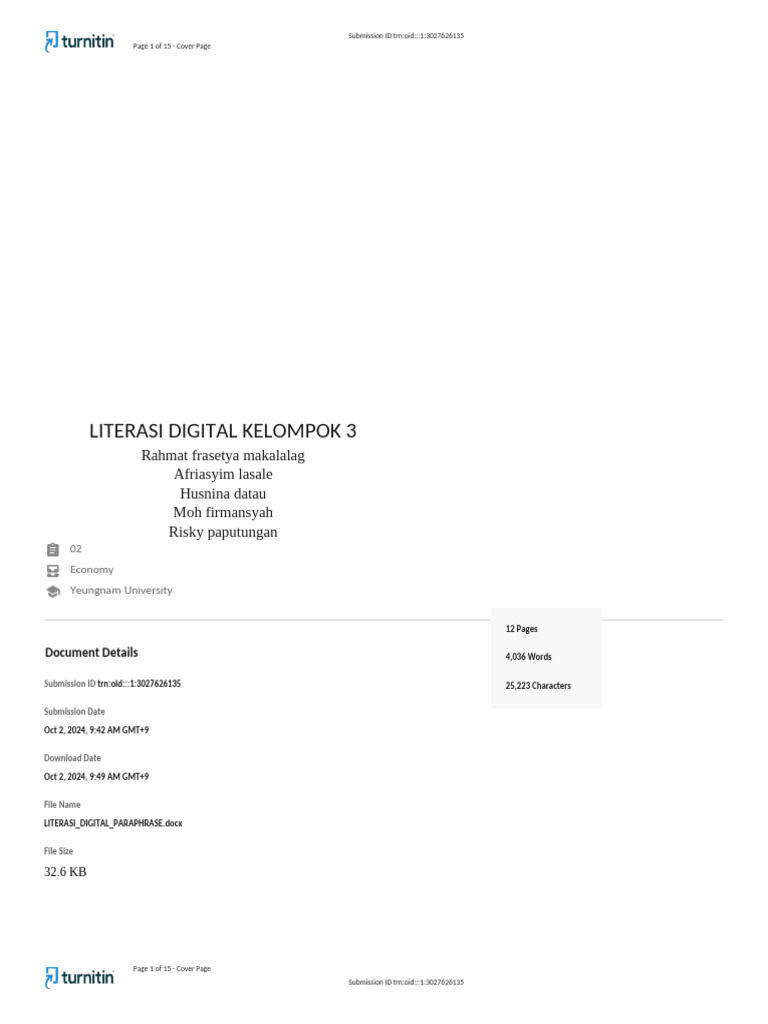 LITERASI_DIGITAL klmpok 3 klas A | PDF