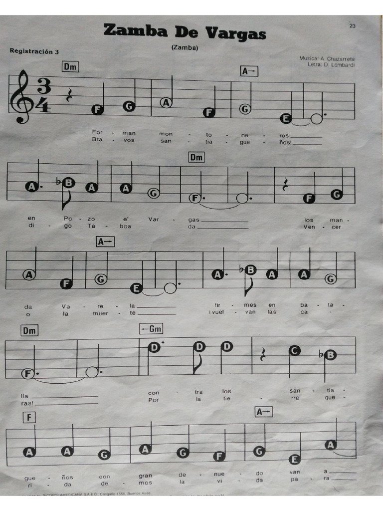 Zamba - Zamba de Vargass 23 | PDF