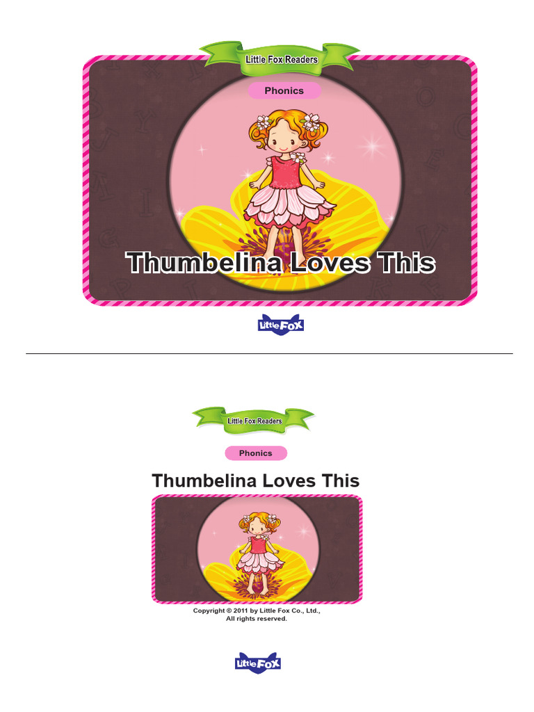 'TH' Words - Thumbelina Loves This | PDF