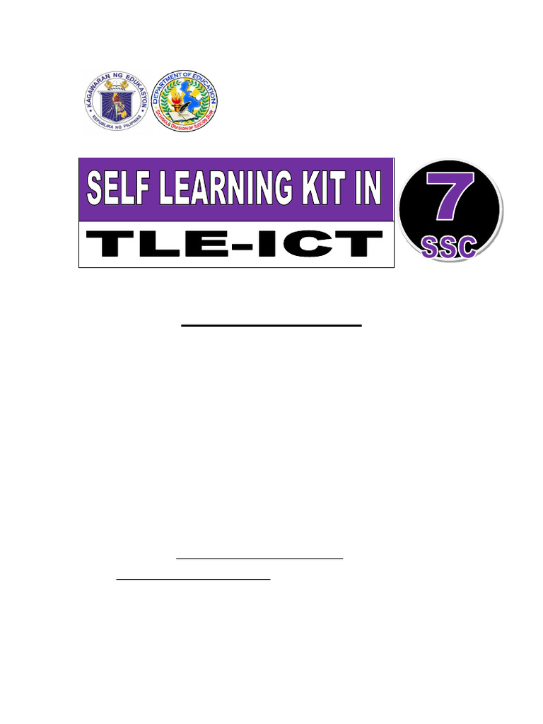 ICT 7 SSC SLK Q2 - Week1 | PDF | Decimal | Teaching Methods & Materials ICT 7 SSC SLK Q2 - Week1 | PDF | Decimal | Teaching Methods & Materials