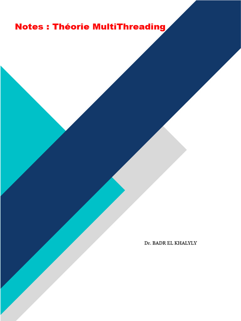 Notes Théorie Multithreading | PDF