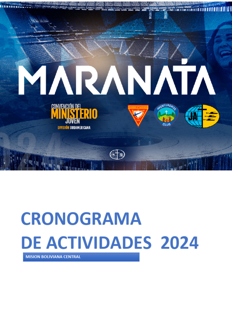 Cronograma 2024 | PDF