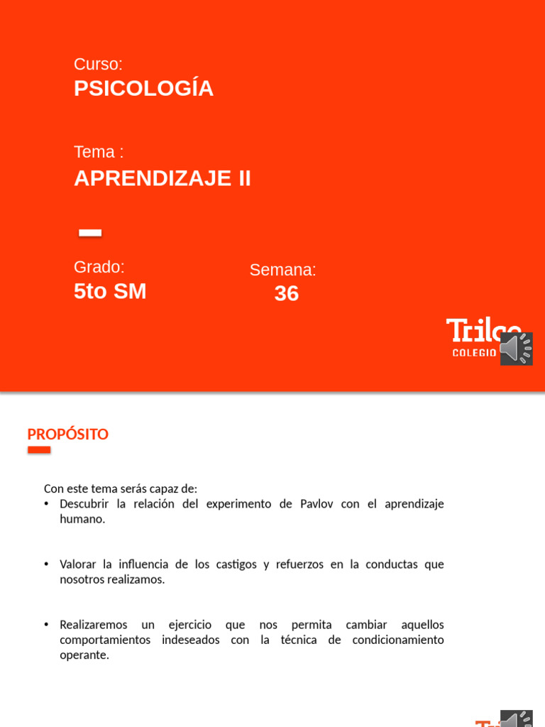 PSI-5to SM-El Aprendizaje II | PDF | Reforzamiento | Behaviorismo