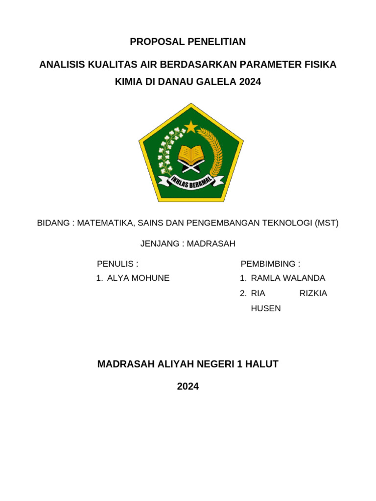 Analisis Kualitas Air Berdasarkan Parameter Fisika | PDF