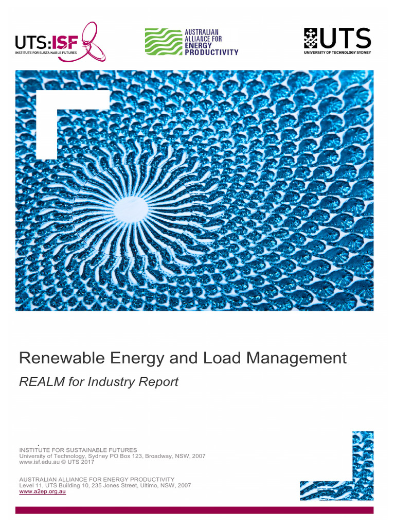 Renewable Energy and Load Management 1709782176 | PDF