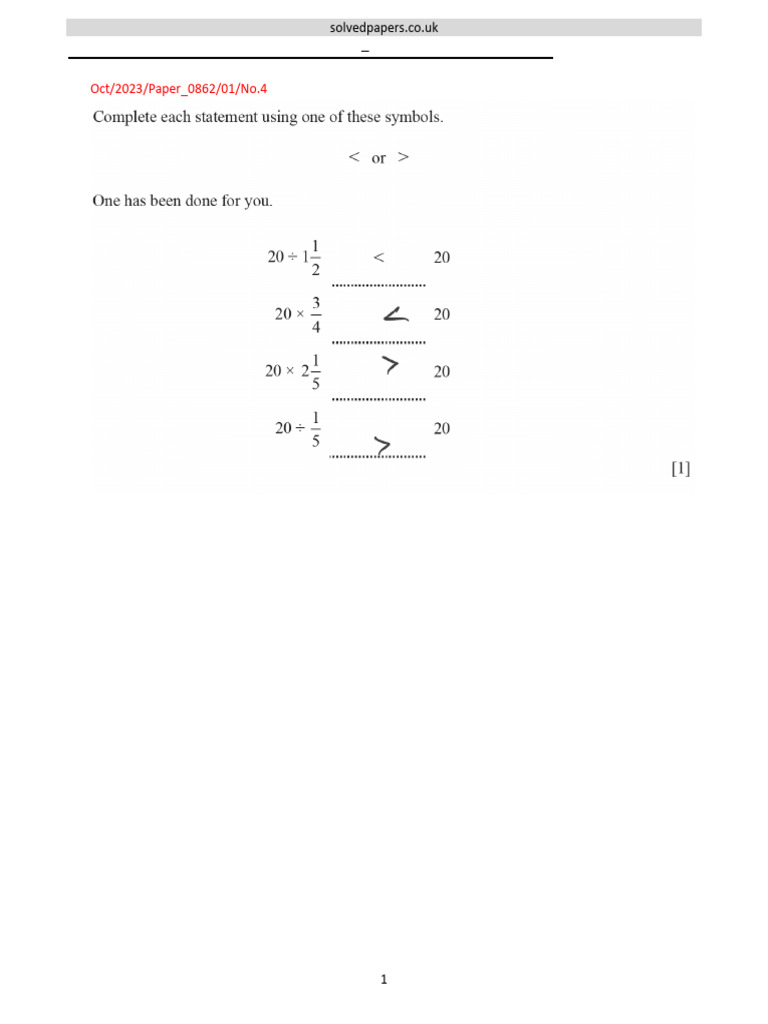 2023 Algebraic Representations and Manipulation Checkpoint - Sec1 - Math | PDF