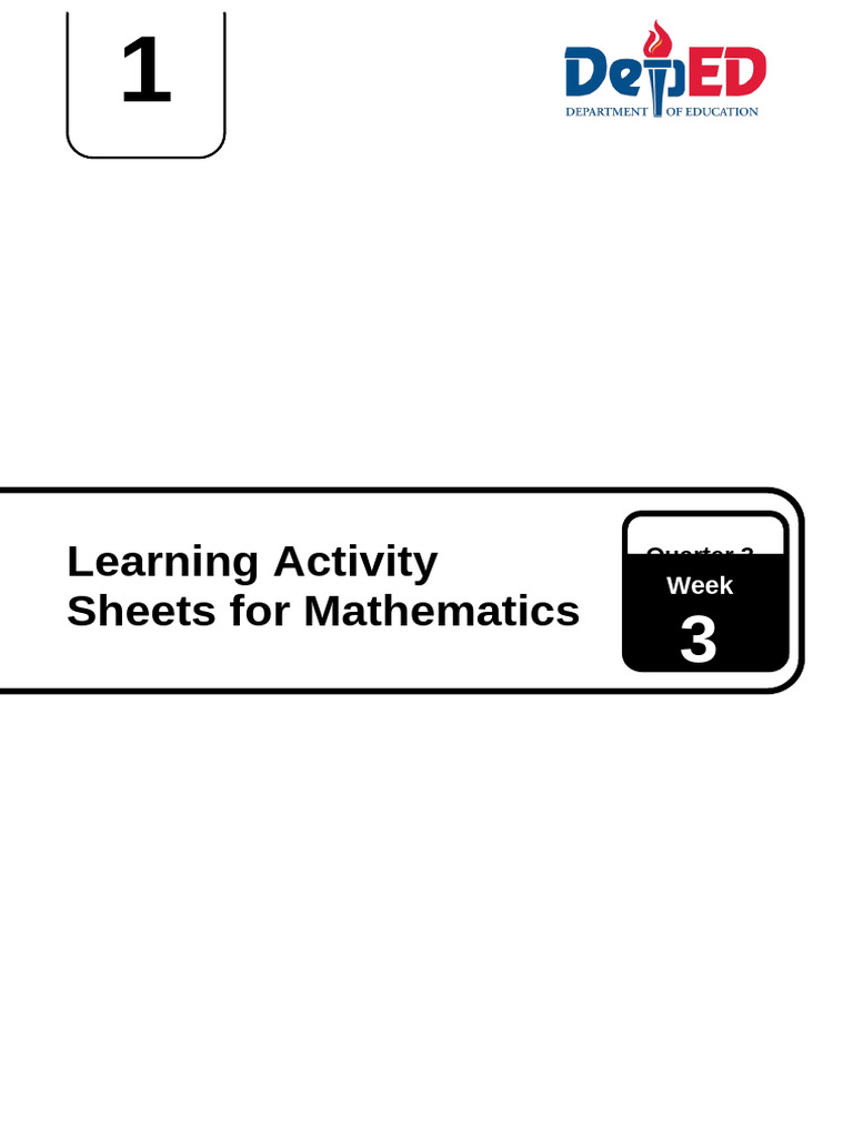 LAS - Math 1 - Q2 - Week 3 - v.3 - For-Sign-Off | PDF | Copyright ...