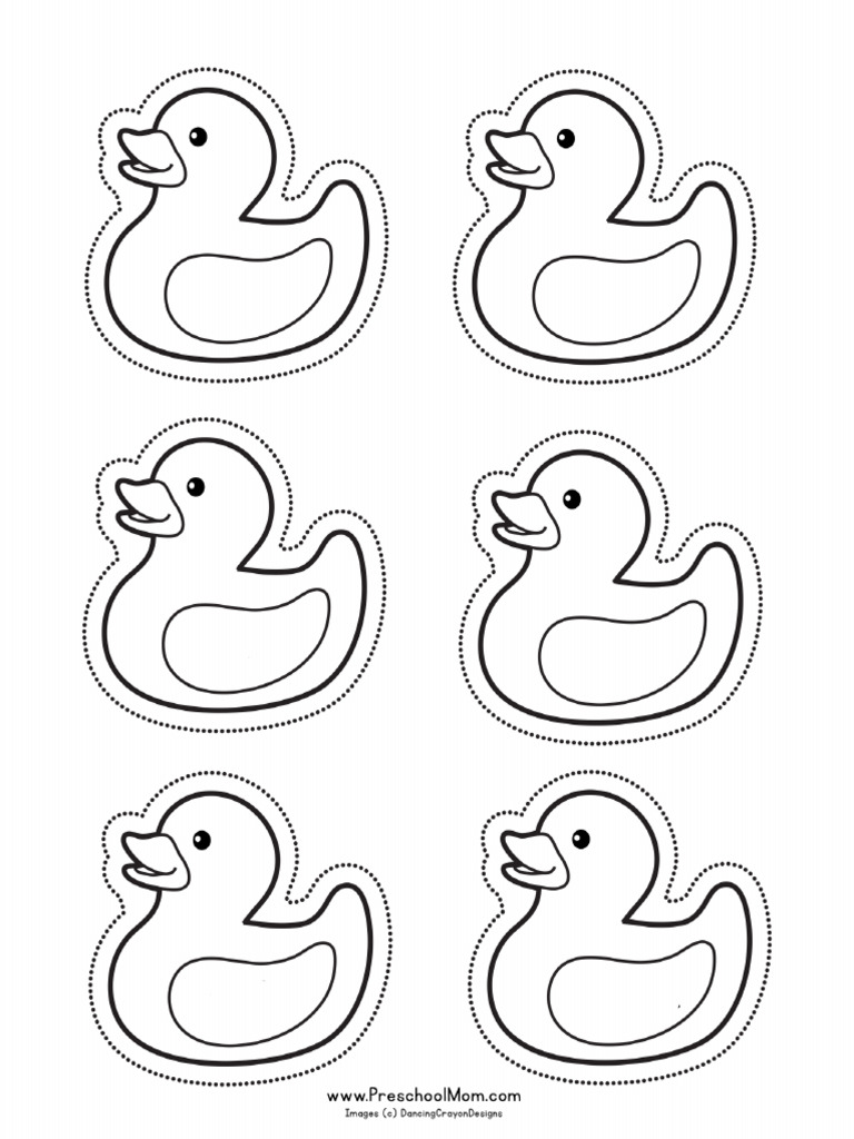 Blank Duck Printables | PDF