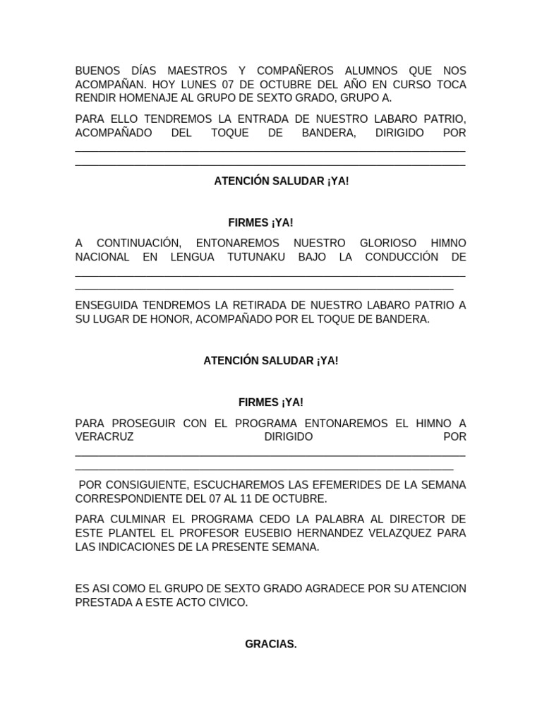 Programa Mayo.. | PDF