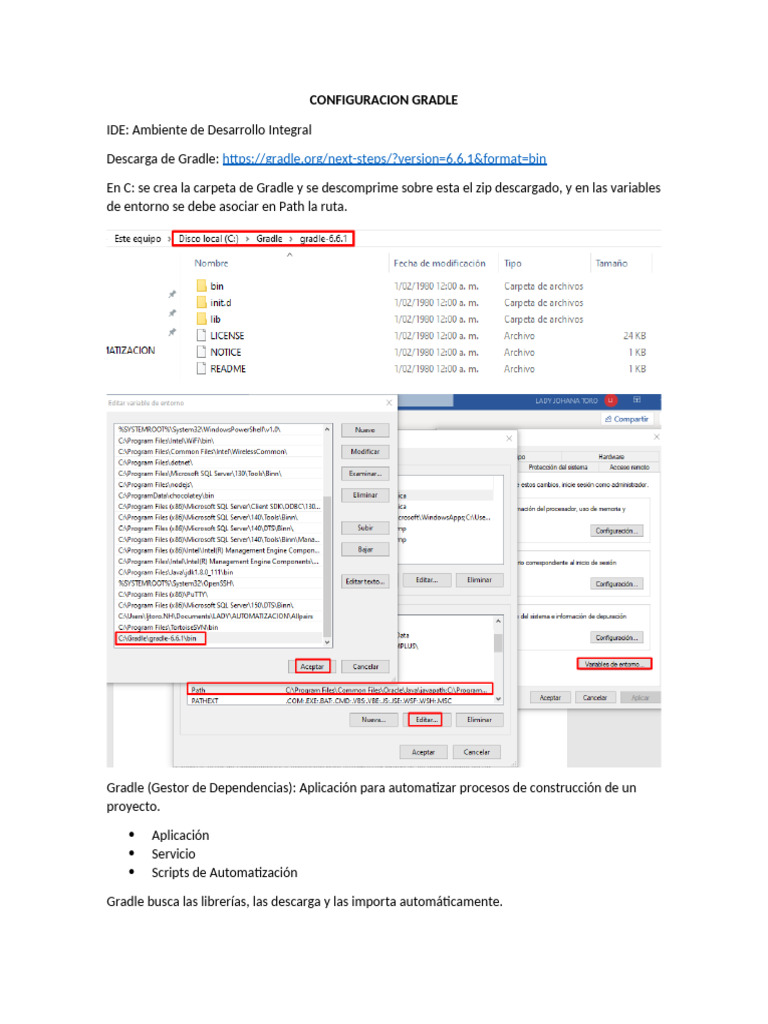 Configuracion Gradle | PDF