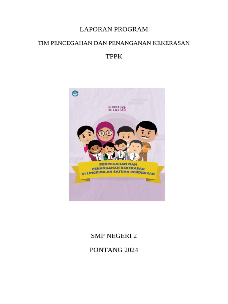 Laporan Program TPPK SMPN 2 Pontang 2024 | PDF
