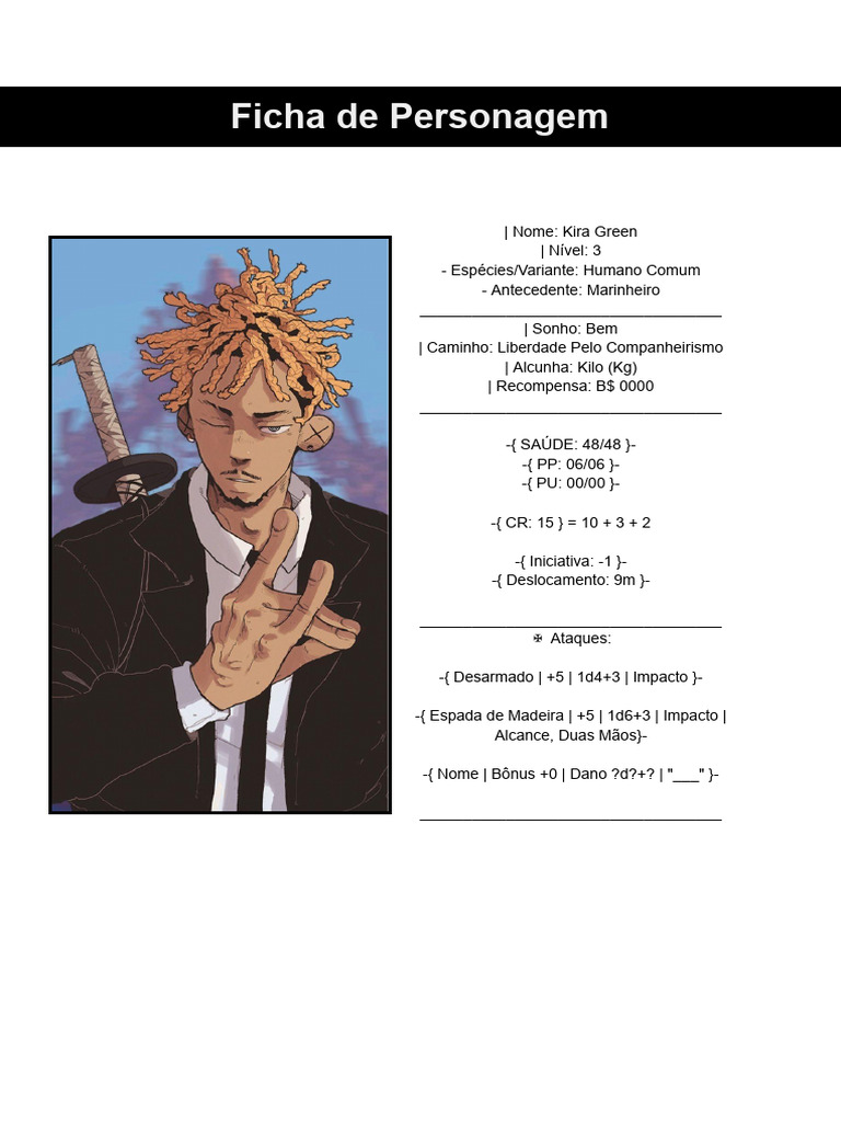 Ficha (One Piece) | PDF