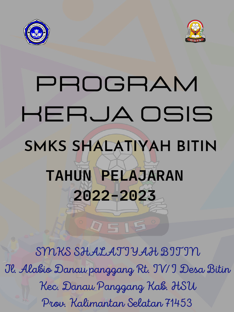 Program Kerja Osis 2022-2023 | PDF