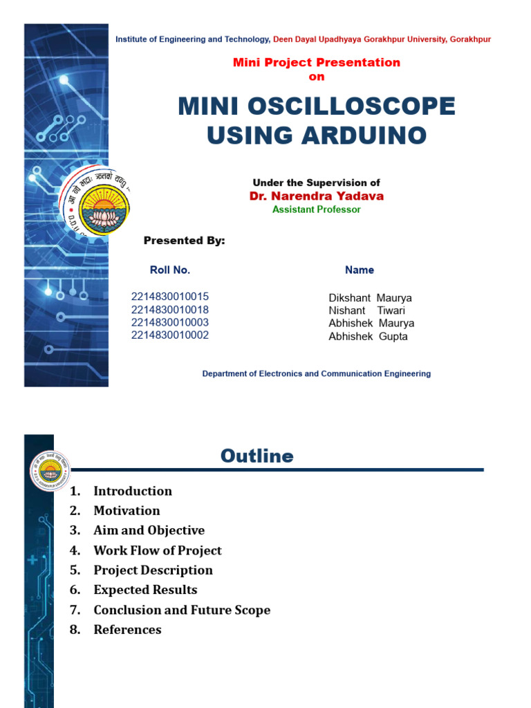 Mini Oscilloscope Using Arduino | PDF