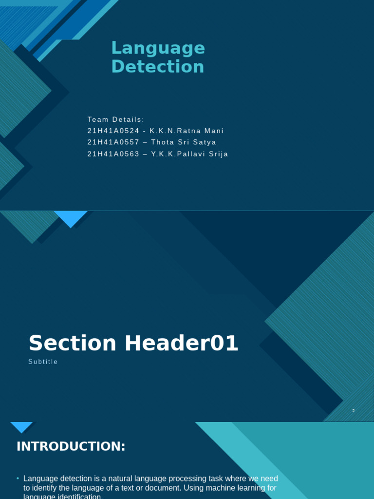 Language Detection | PDF