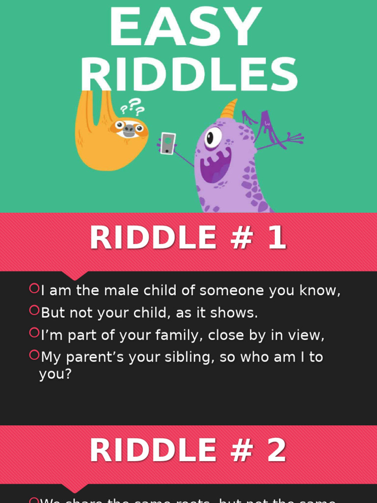 Family Riddles | PDF