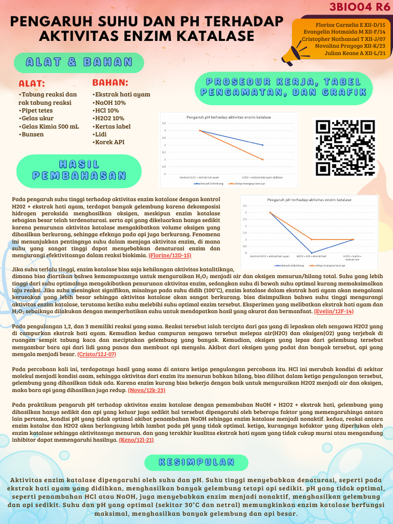 Contoh Biologi Materi Fotosintesis + Enzim Katalase | PDF