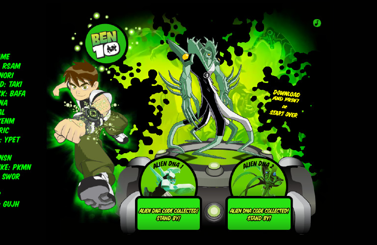 Ben 10 DNA LAB Remake - ExadriusRyldro | PDF
