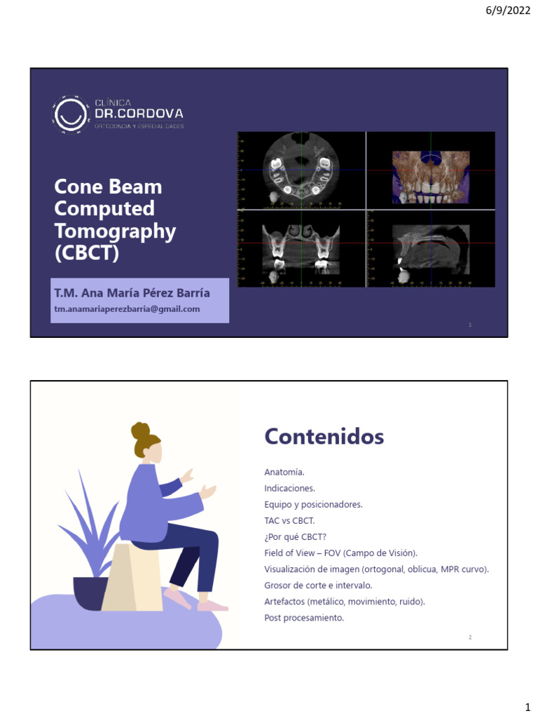 Cone Beam Computed Tomography (CBCT) | PDF | Medical Diagnosis | Image ...