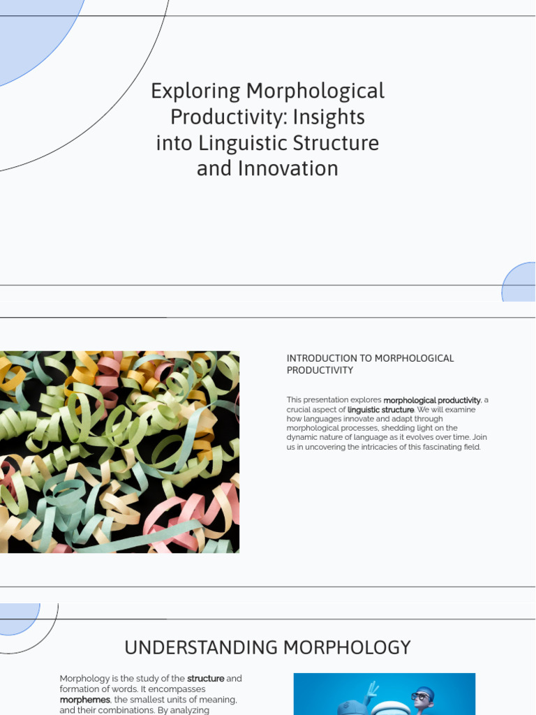 Slidesgo Exploring Morphological Productivity Insights Into Linguistic ...