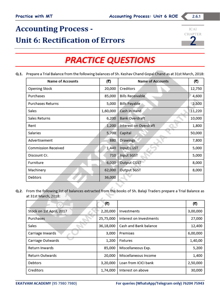 Practice with MT - ROE | PDF