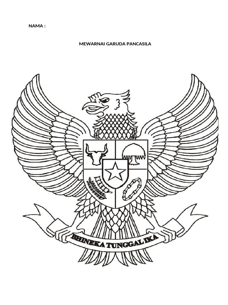 MEWARNAI GARUDA PANCASILA | PDF