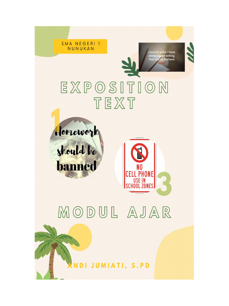 Modul Ajar Exposition Text Fase F | PDF
