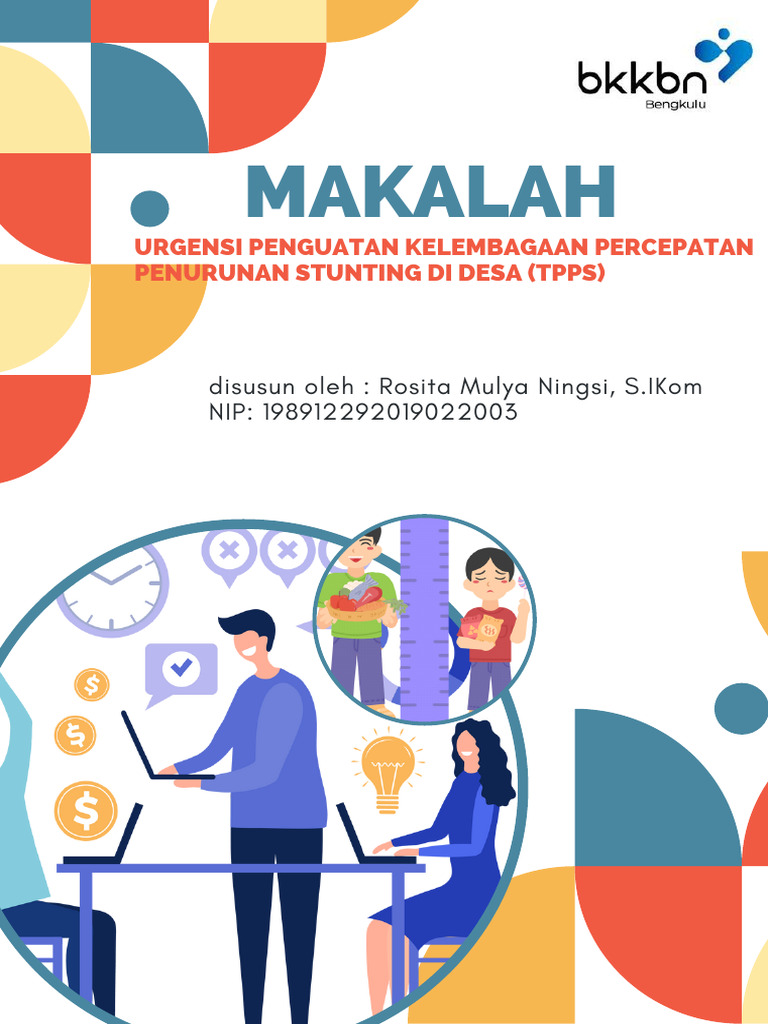 Penuh Warna Geometri Sampul Modul Pelatihan A4 Dokumen | PDF