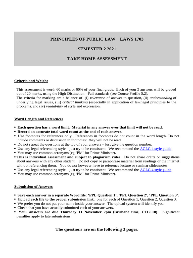 PPL Final 2021 Notes | PDF