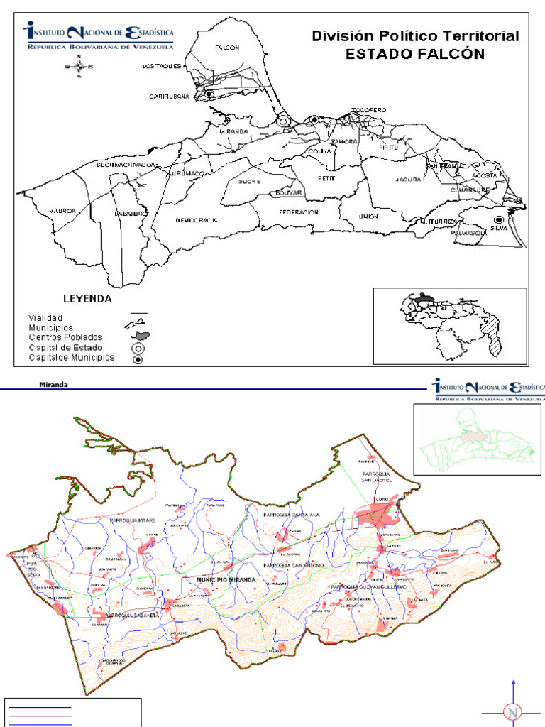 Mapa Tematico del Municipio Miranda, Parroquia San Antonio | PDF