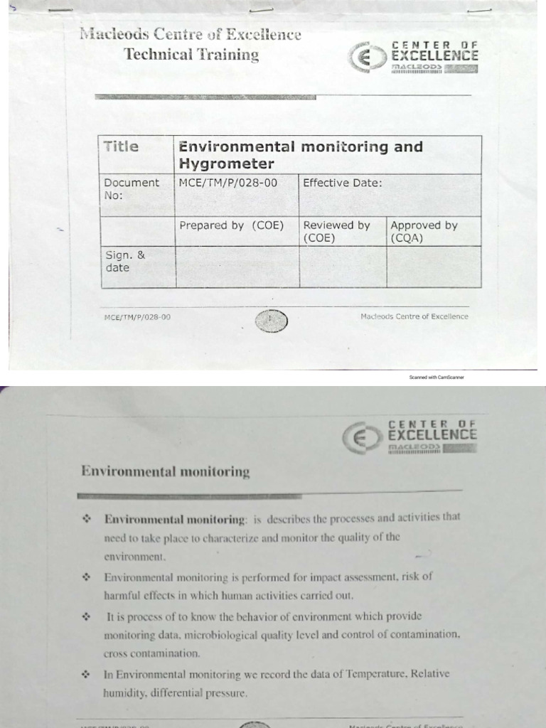 Environmental Monitoring | PDF