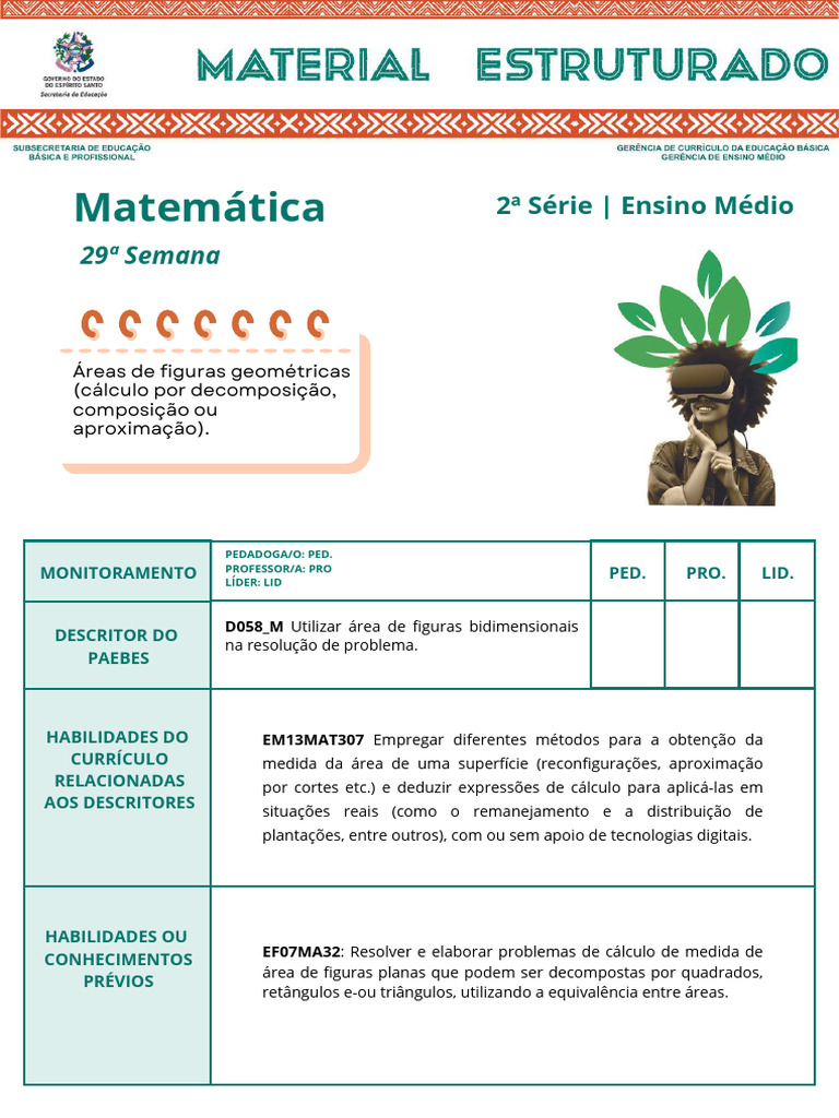 2a Serie MATEMATICA 29a Semana 2024 F | PDF