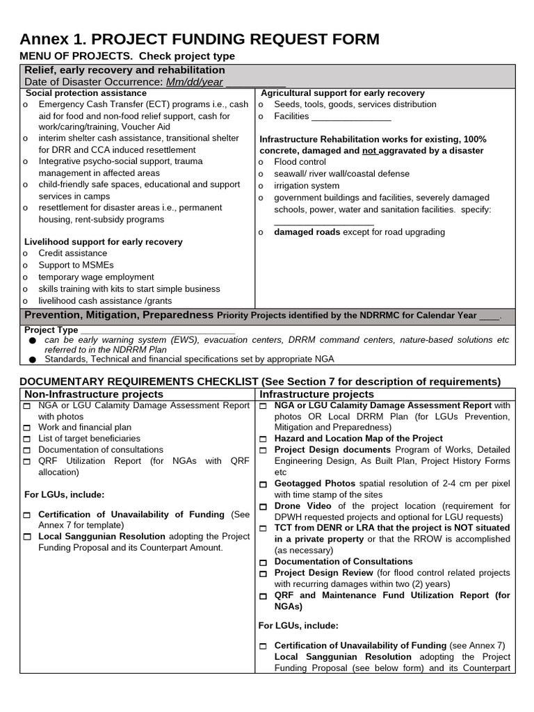 Annex-1-Project-Proposal-Template | PDF