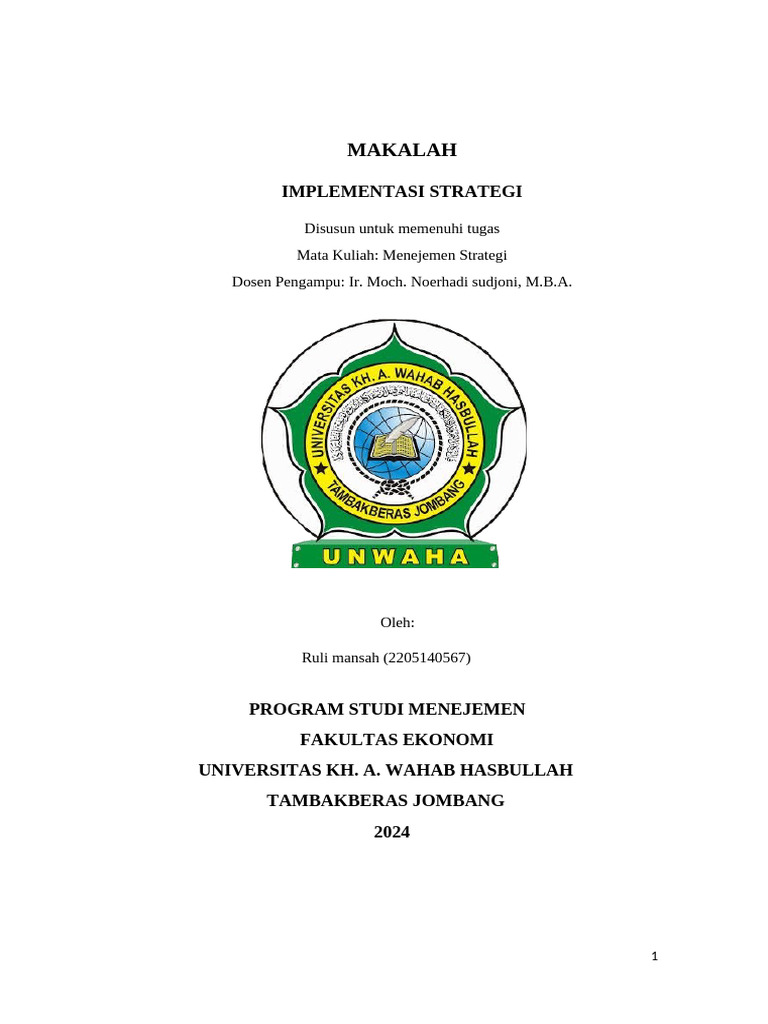 Implementasi Makalah | PDF