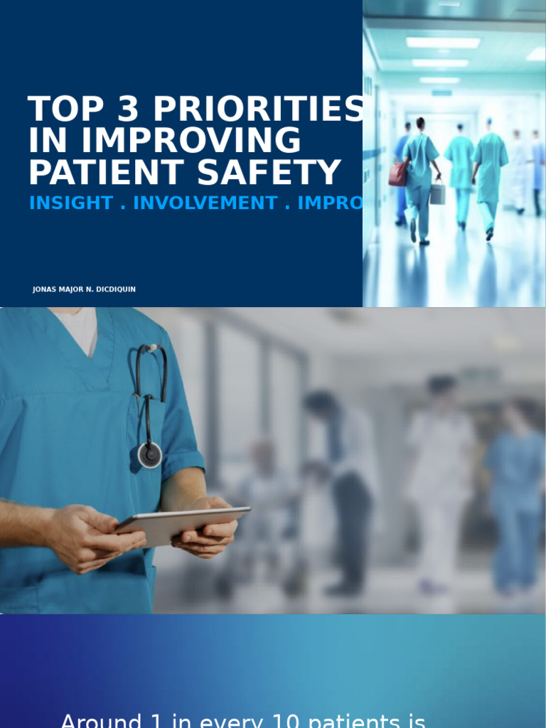 Top 3 Priorities in Improving Patient Safety | PDF