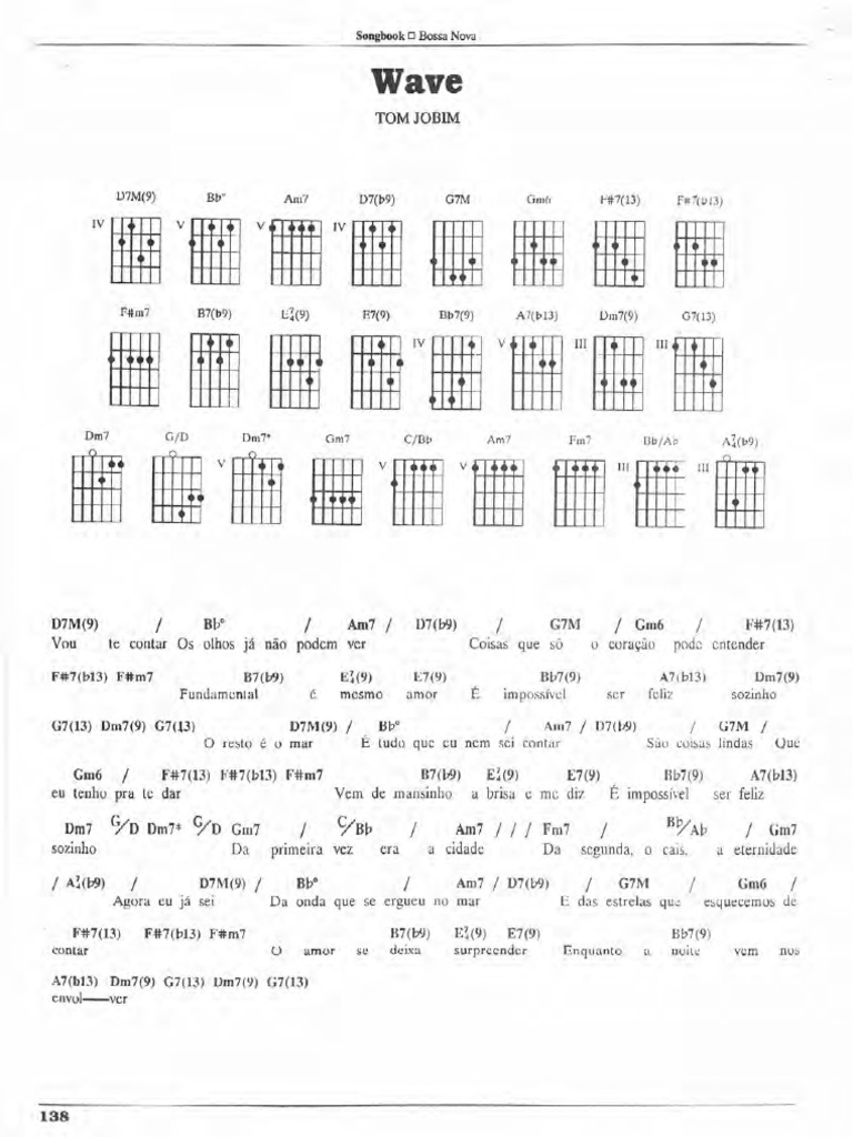 Wave - Partitura Songbook | PDF