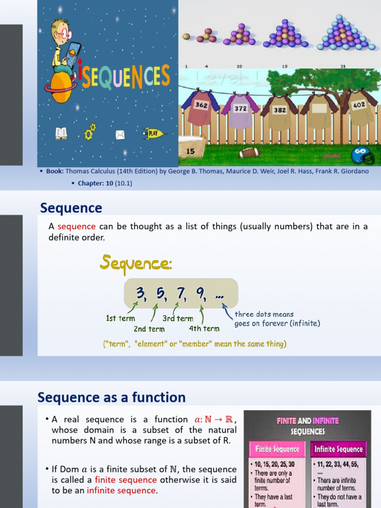Lecture # 10 (Sequences) | PDF