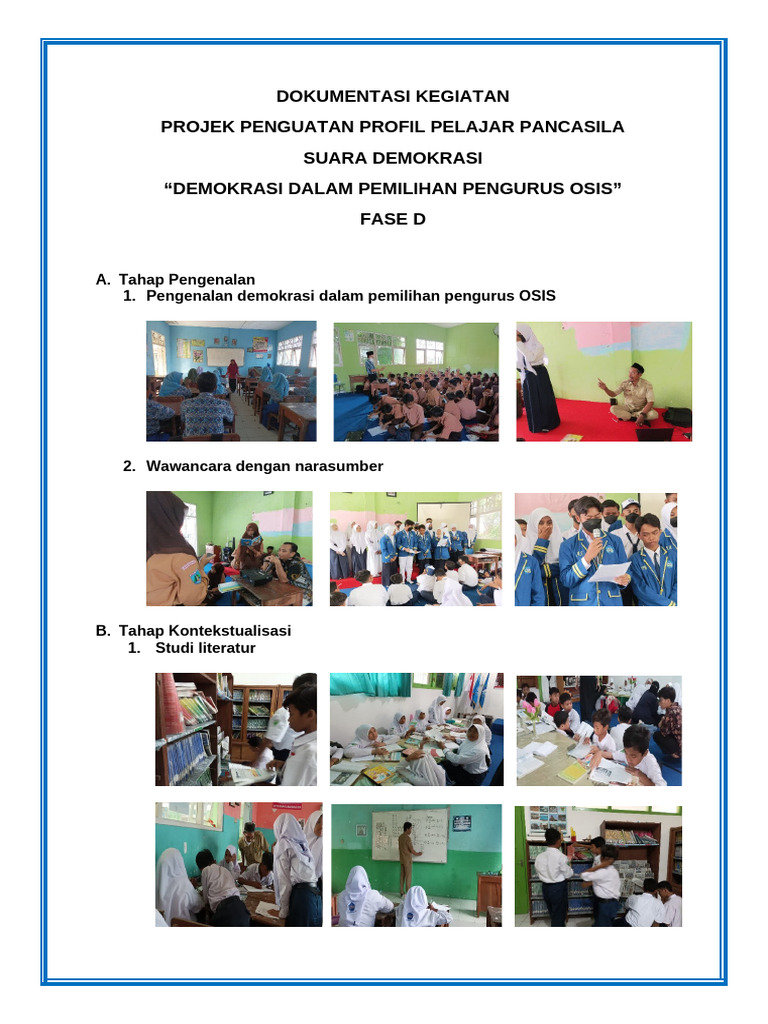 dokumentasi P5 | PDF