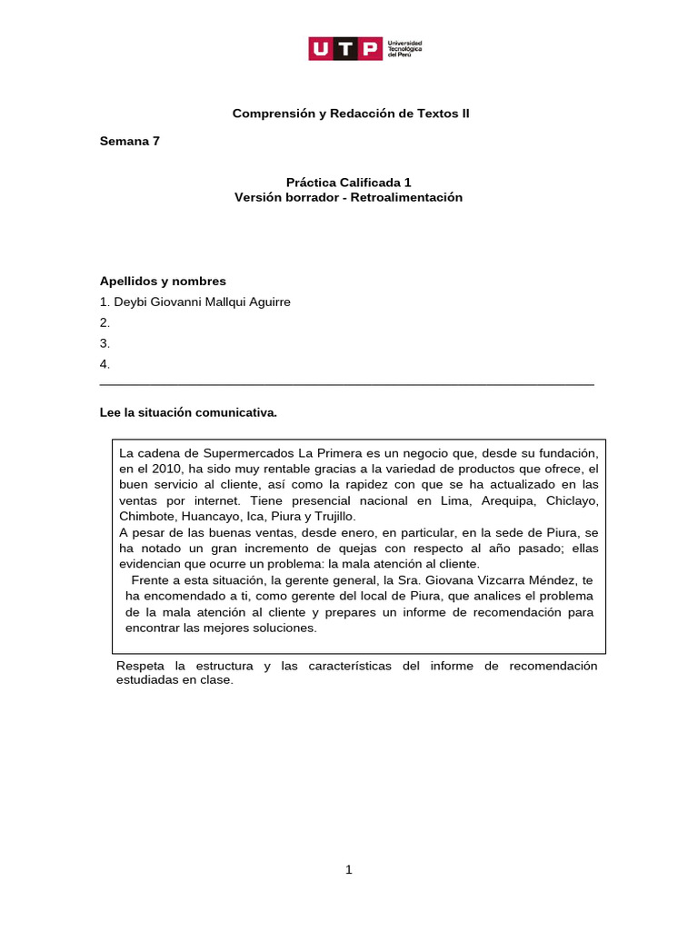 S07 - Formato - PC1 - VERSIÓN BORRADOR | PDF