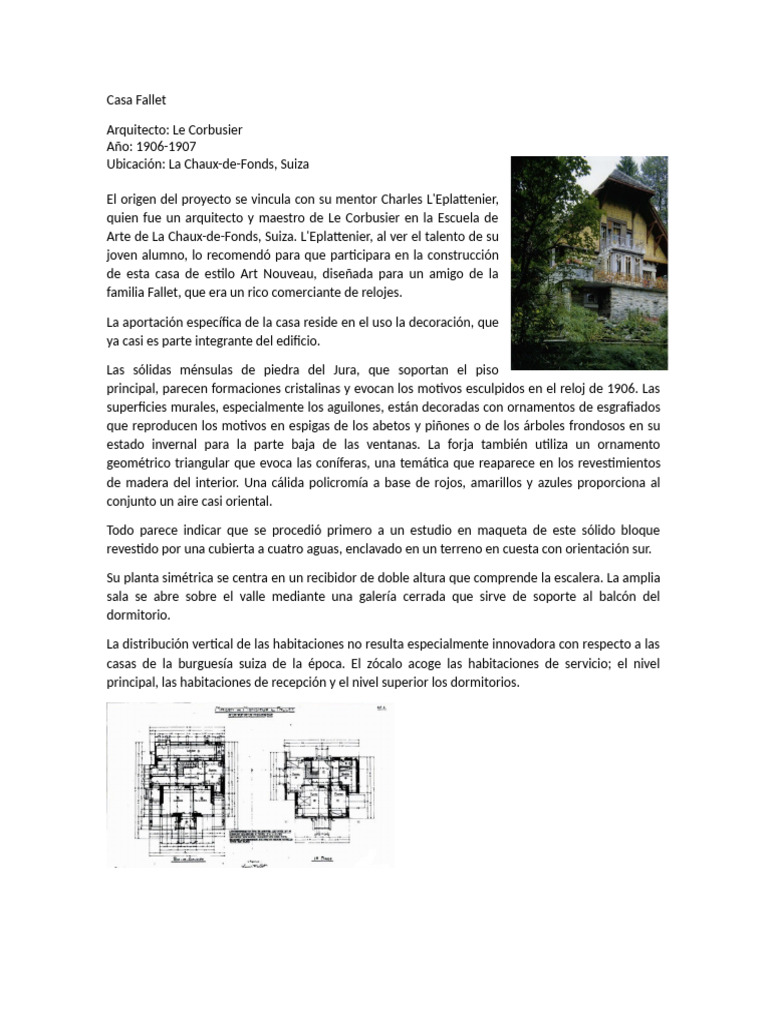 Casa Fallet | PDF