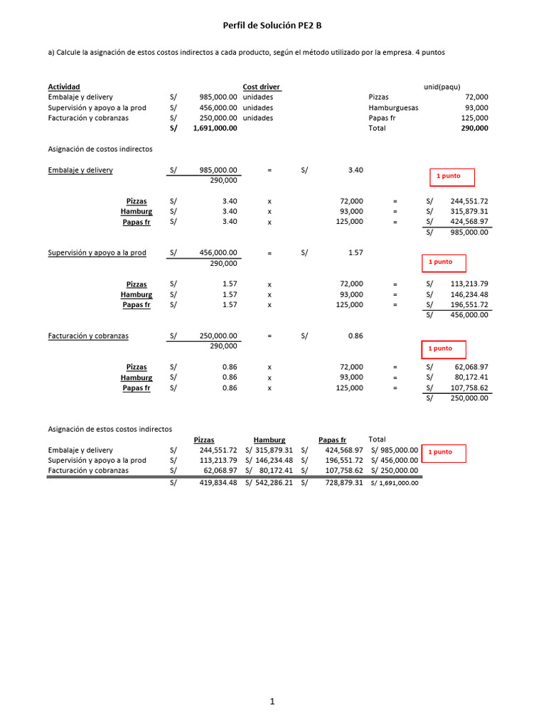 Perfil de Solución Parcial PE2 B | PDF