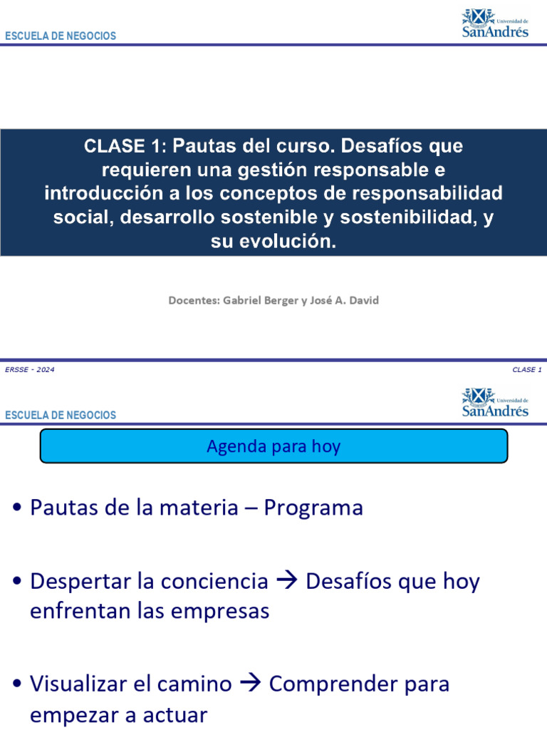 ERSSE 2024 - CLASE 1 - 07AGOSTO2024 GB y JAD | PDF